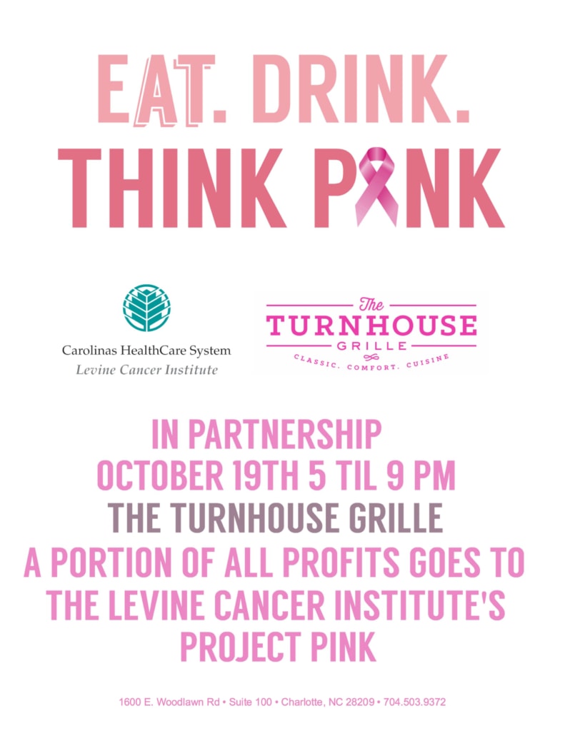 Atrium Health Foundation Eat. Drink. Think Pink!
